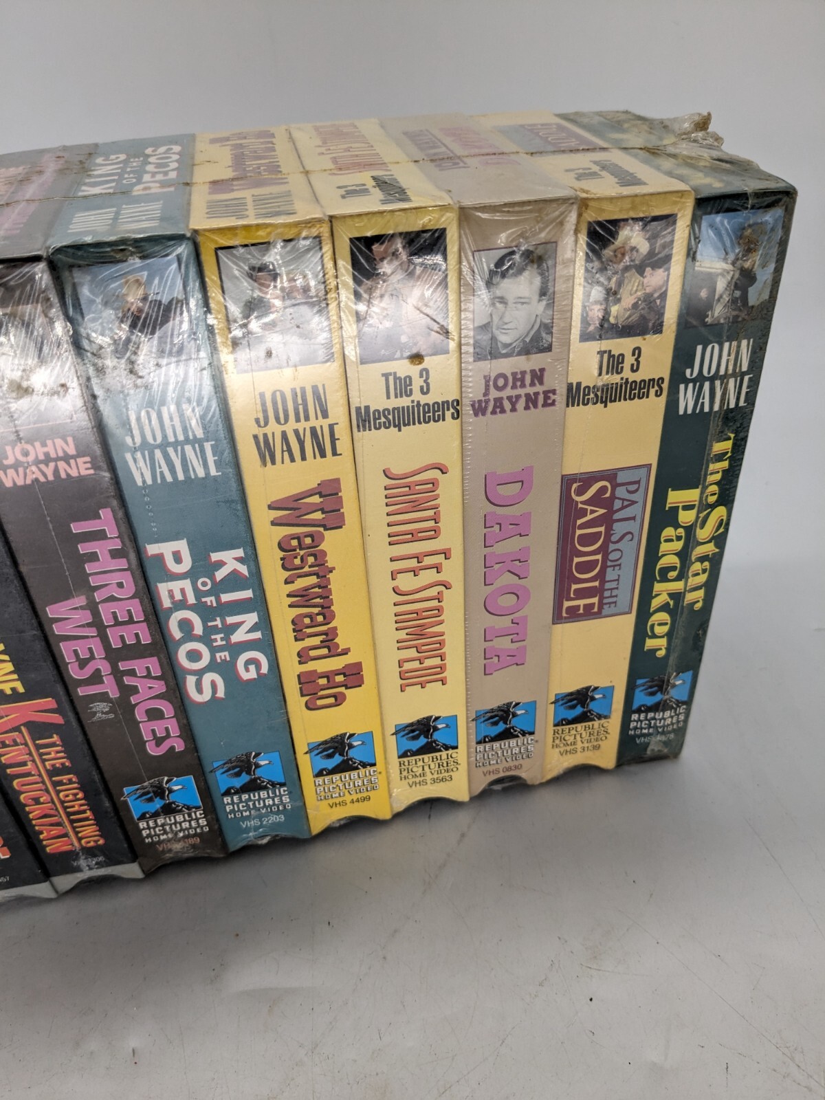 Lot of 10 VHS Classic John Wayne, Western, Action Movies VHS Sealed | eBay