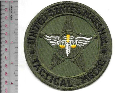 US Marshal Service USMS MEDIC EMS Qualified Service Patch acu | eBay