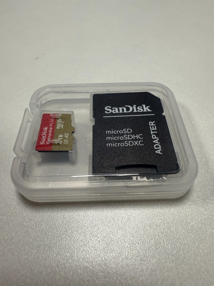 SanDisk 2TB Extreme Memory 2TB MicroSDXC UHS-I U3 A2 Memory Card W ...