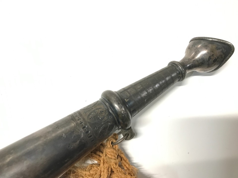 RARE Early 1800's Ornate Fire Fighter Parade Ceremonial Trumpet Horn ...