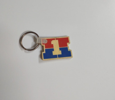 CLASSIC STYLE HONDA RUBBER KEYCHAINS 1990's RED WHITE BLUE LOGO or ...