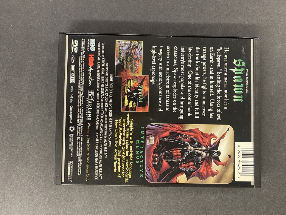 Todd McFarlanes Spawn (DVD, 1997) 26359142529| eBay