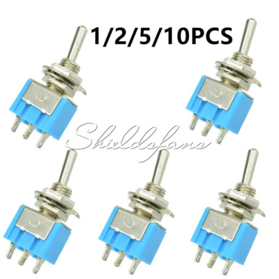 1/2/5/10PCS Mini MTS-102 3-Pin SPDT ON-ON 6A 125VAC Miniature Toggle ...