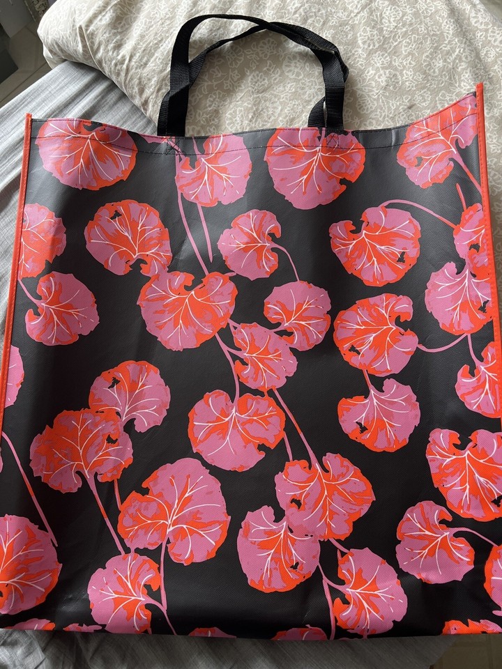 DVF Diane Von Furstenberg x Target XL Floral Shopping Bag Tote Limited ...