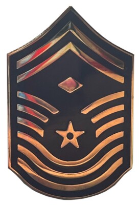 6 Pack US Air Force Senior Master Sergeant Motorcycle Hat Cap Lapel Pin ...