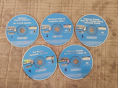 Pinball Madness 4 PC - Disc Only (5 Discs in Total) 705381221203| eBay