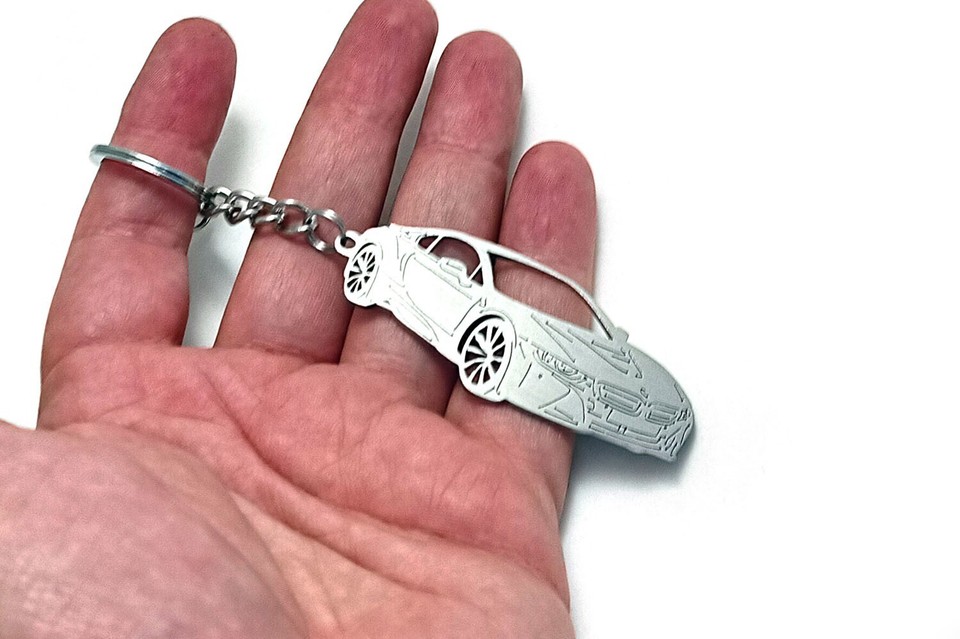 Stainless Steel Keychain 3D Car Body Key Ring fit BMW i8 | eBay