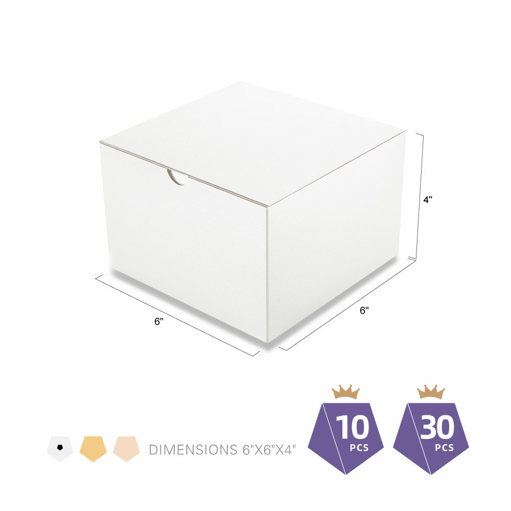 30Pack Gift Boxes White Candy Cake Favors Celebration Wedding Party ...