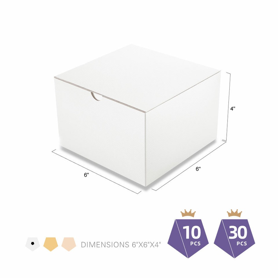 Gift Boxes For Presents CNJUXICD 10 PCS Gift Boxes With Lids, 6.5x6.5x2 ...