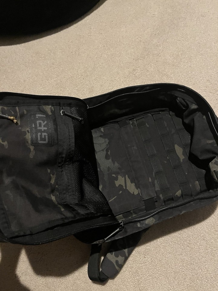 Goruck GR1 21L Multicam Black with QAP full 1000D | eBay
