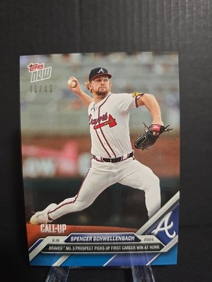 2024 Topps Now - Spencer Schwellenbach #314 Blue /49 (RC) #46/49 | eBay