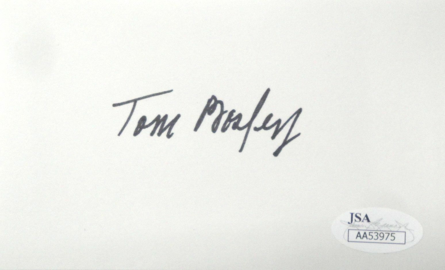 Tom Bosley Hand Signed 3x5 Cut Signature Autograph Auto Happy Days Mr ...