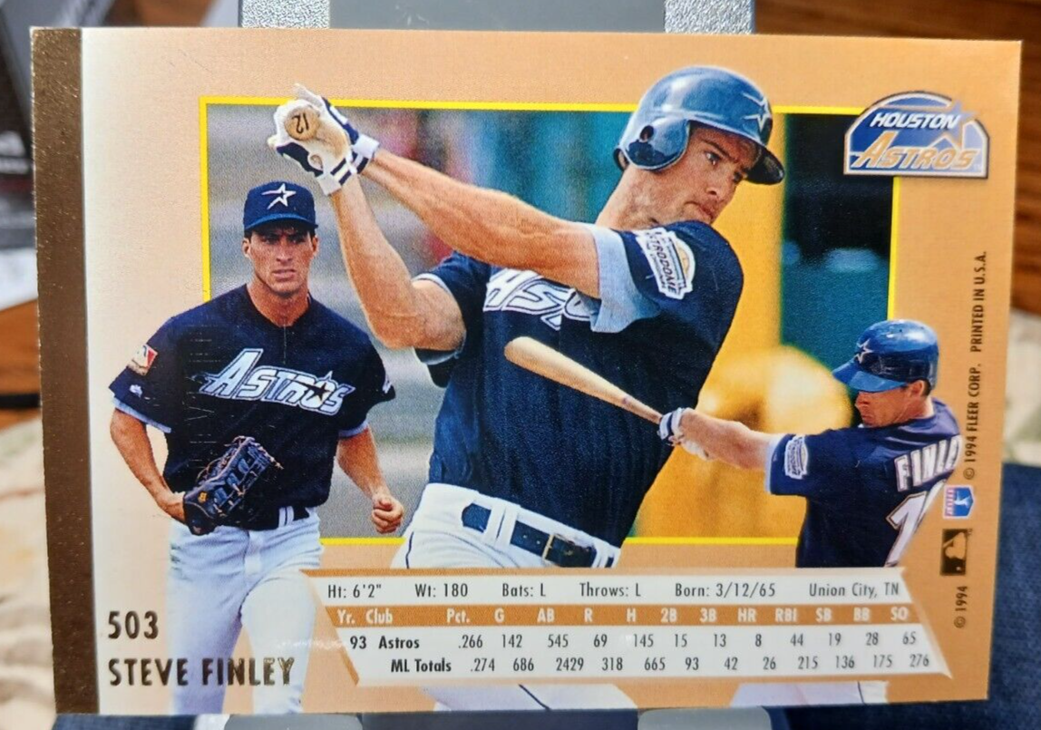 1994 Fleer Ultra - #503 Steve Finley for sale online | eBay