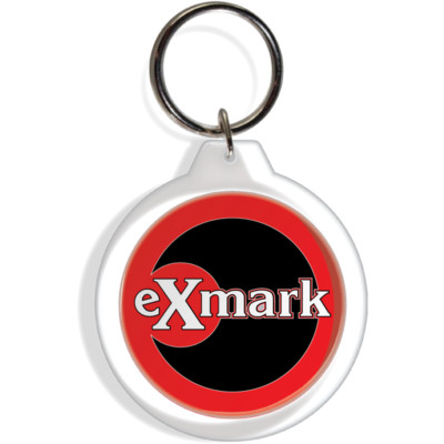 Exmark logo garden farm tractor keychain keyring yard lawn mower hook ...