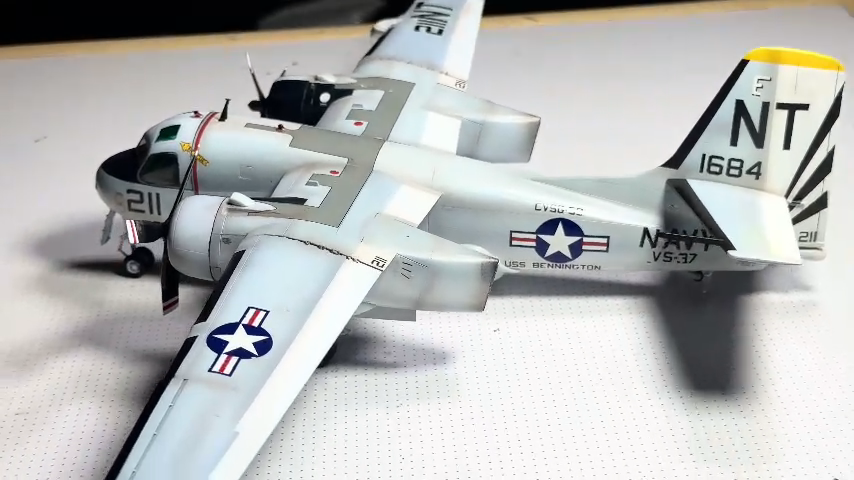 Kinetic S-2E Grumman 1:48 – Built & Painted Navy Aircraft – Pre-Order ...