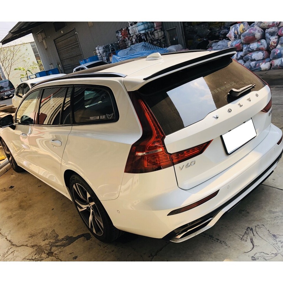 Flat Black 264G Rear Trunk Spoiler Duckbill Wing Fits 2019~2023 Volvo ...