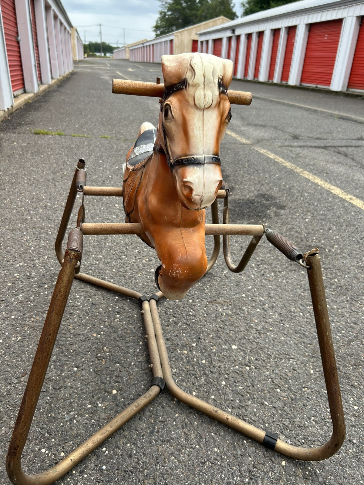 Cheyenne Wonder Horse, Ride On Spring Rocking Bouncing Horse Toy 1960s ...