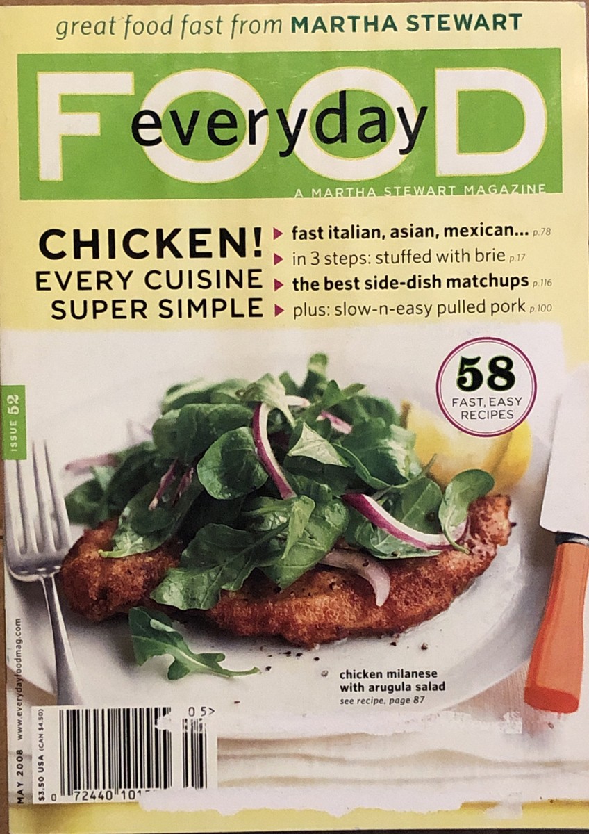 Martha Stewart Everyday Food Magazine Recipes