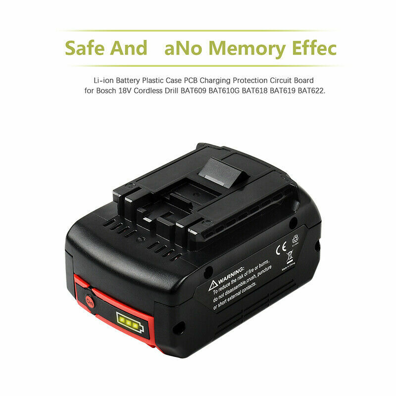 18V 5.0Ah Power Battery For Bosch BAT609 BAT618 17618 25618-01 with ...