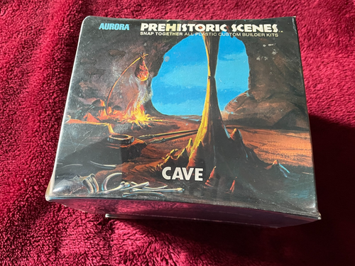 AURORA PREHISTORIC SCENES CAVE MODEL FACTORY SEALED BOX 1972 RARE | eBay