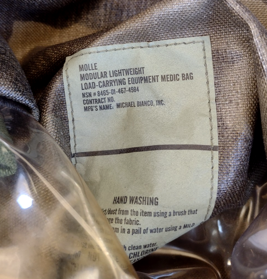 USGI MOLLE MEDIC BAG WOODLAND CAMO MOLLE w/ INSERTS & MEDIC POUCHES | eBay