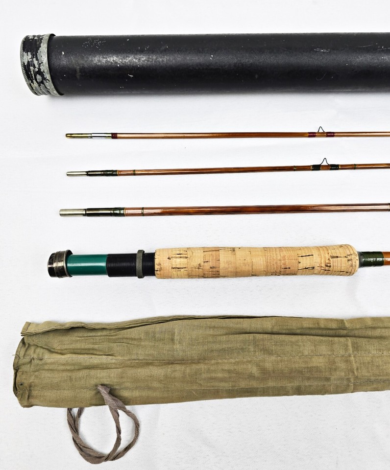 Montague Fishkill 9 ft 3 Pc Bamboo Fly Rod With Tube | eBay