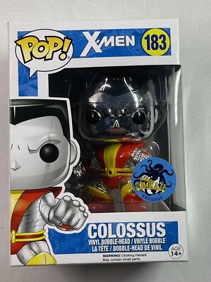 NEW - Funko Pop X-Men Metallic Chrome Colossus #183 (2016 Comikaze ...