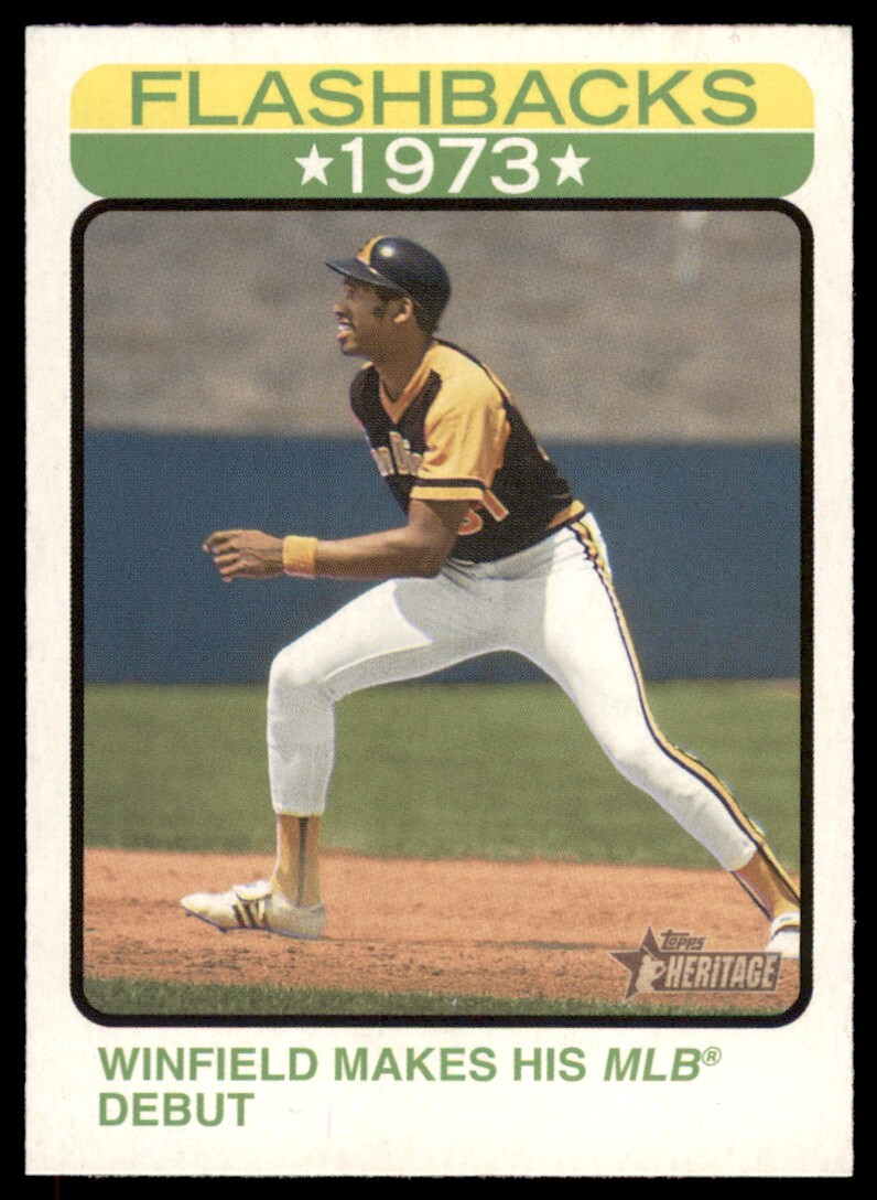 Dave Winfield 2022 Topps Heritage Baseball Flashbacks 1973 Insert Card ...