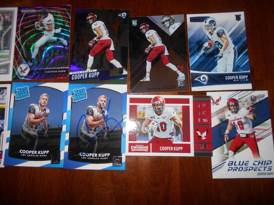 sprts Cooper Kupp football cards Lot # 2 12 cards | eBay