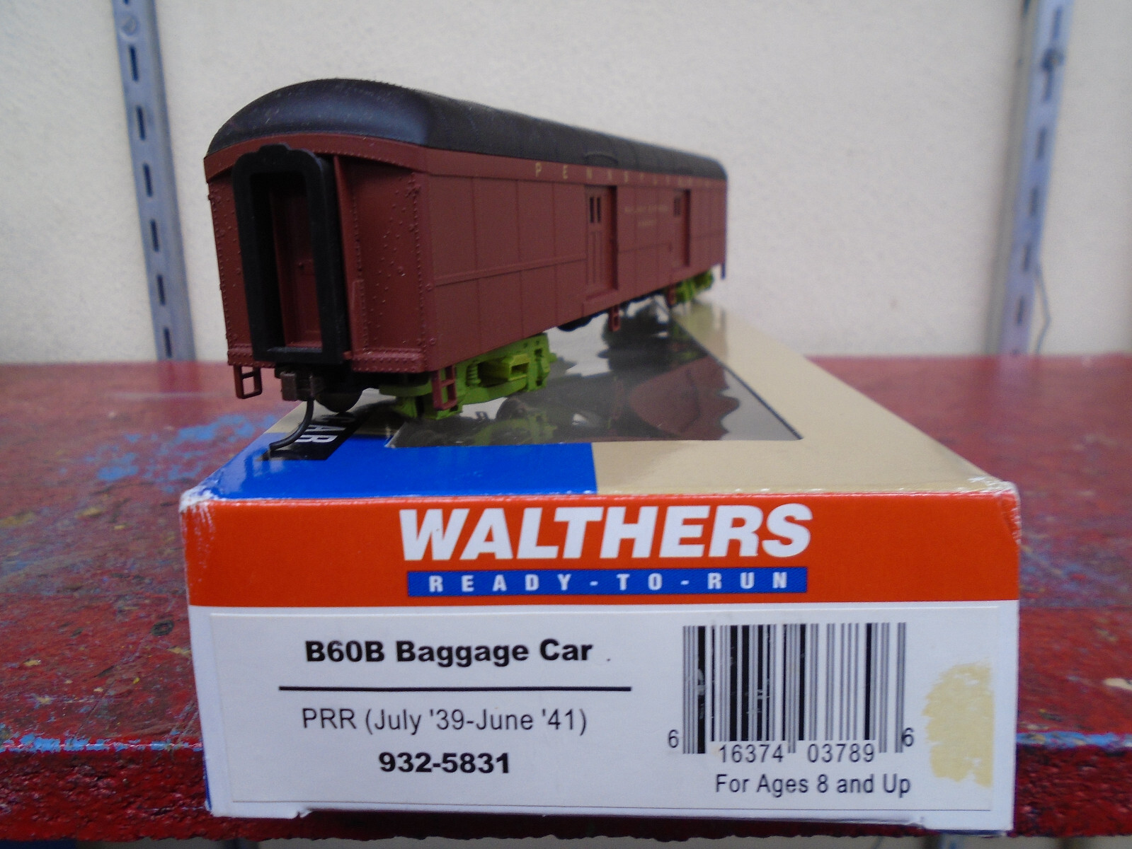 Walthers Pennsylvania B60b Baggage Car July 1939 - June 1941 HO 932 ...