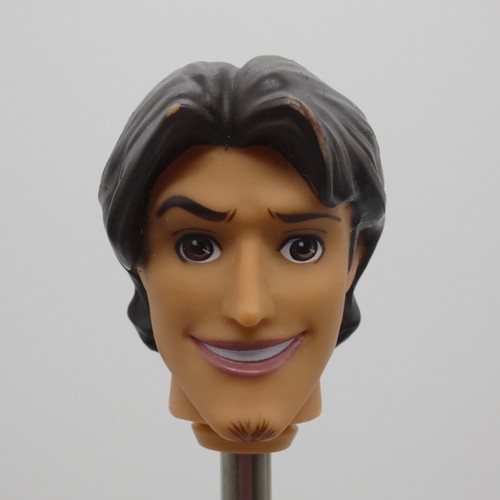 Disney Tangled Eugene Flynn Rider Doll Head Only Black Hair Goatee ...