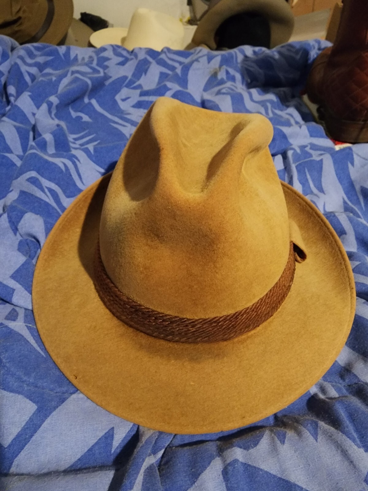 Vintage Cavanagh brown fedora hat 7 1/8 | eBay