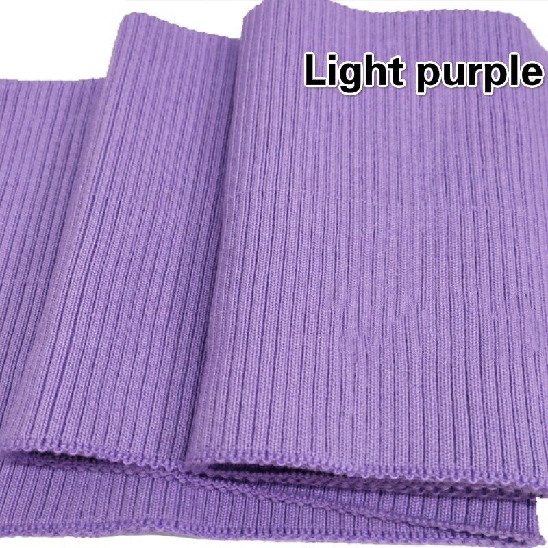 Cotton Knit Rib Fabric Sweater Jacket Waistband Cuffs Ribbed Trim ...