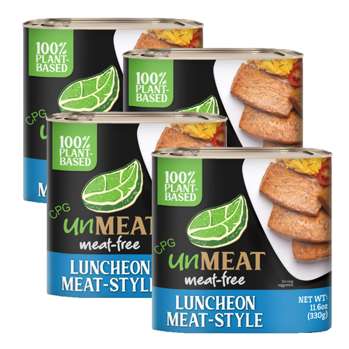 (4 pack) unMEAT Luncheon Meat-Style Plant-based Vegan 11.6oz Can | eBay
