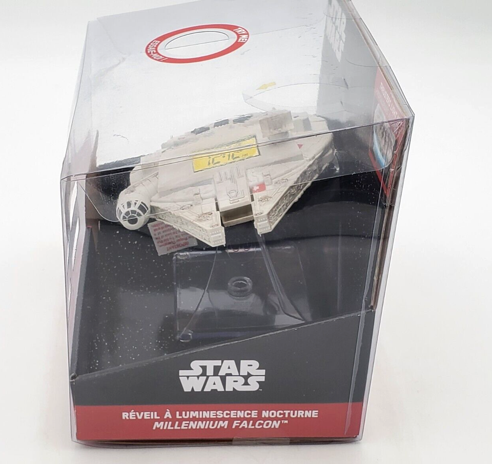 Disney Star Wars The Force Awakens Millennium Falcon Light-Up Alarm ...