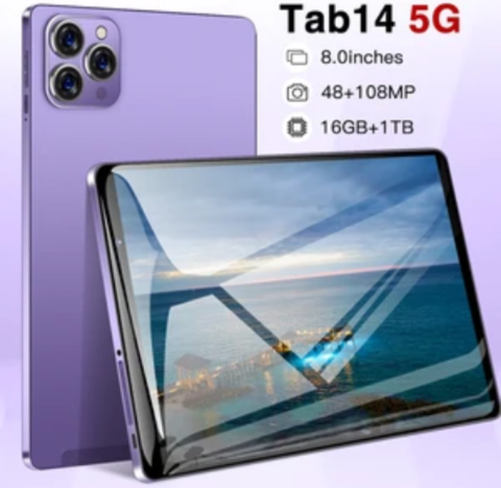 New 8Inch High Definition Screen Android 4G Sim Tablet Tab 14 Dual Sim ...