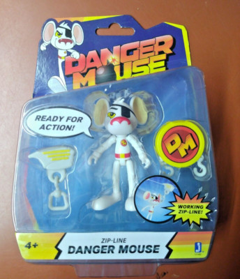Danger Mouse Zip-Line Danger Mouse Cartoon 3 Inch Figure NEW | eBay