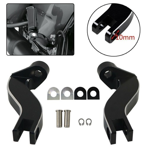CNC Cut Passenger Foot Peg Bracket Rear Foot Rest Mount For Harley ...