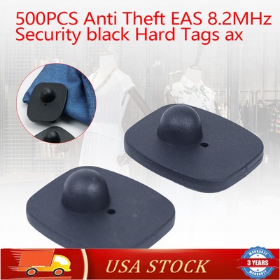 500x Clothing Anti-Theft Security Tag Sensors with Pins For EAS ...