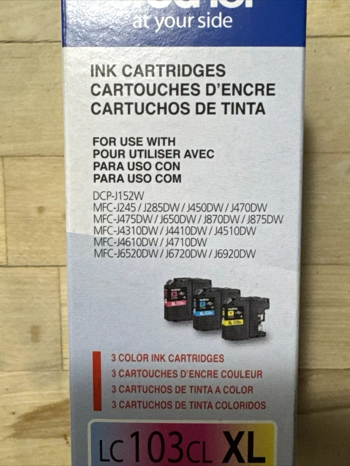 Brother 3 Color Lc103cl XL Ink Cartridges Magenta Cyan Yellow Fast ...