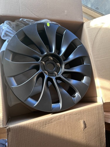 OEM Uberturbine 20 inch Tesla Model 3 Satin Performance Grey Wheels ...