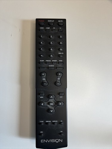 Genuine ENVISION TV Remote Control LCD TV 98TR7BD-INE-ENF | eBay