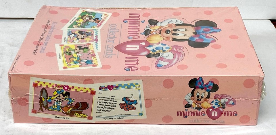 Minnie 'n Me Disney Factory Sealed Trading Card Box 36 Packs Impel 1991 ...
