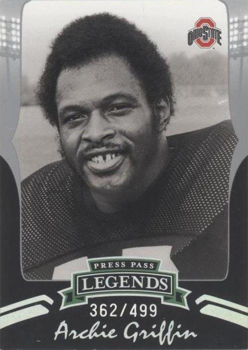 2006 Press Pass Legends - Archie Griffin #S72 Silver /499 for sale ...