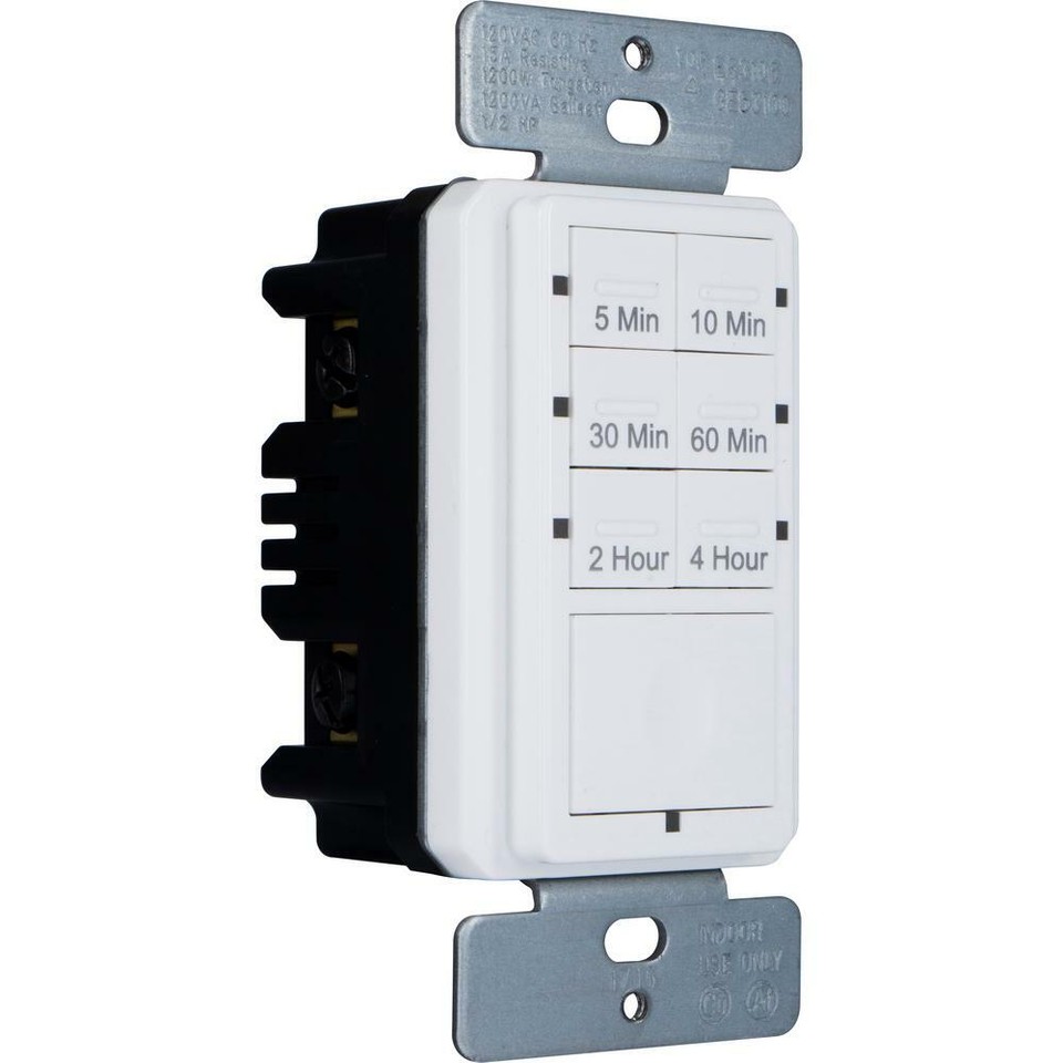 Defiant Countdown Timer Light Switch Control 4 Hr In Wall Push Button ...