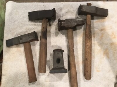 BLACKSMITH FORGE HAMMERS TOOLS SWAGE FULLER LOT OF 5 | eBay