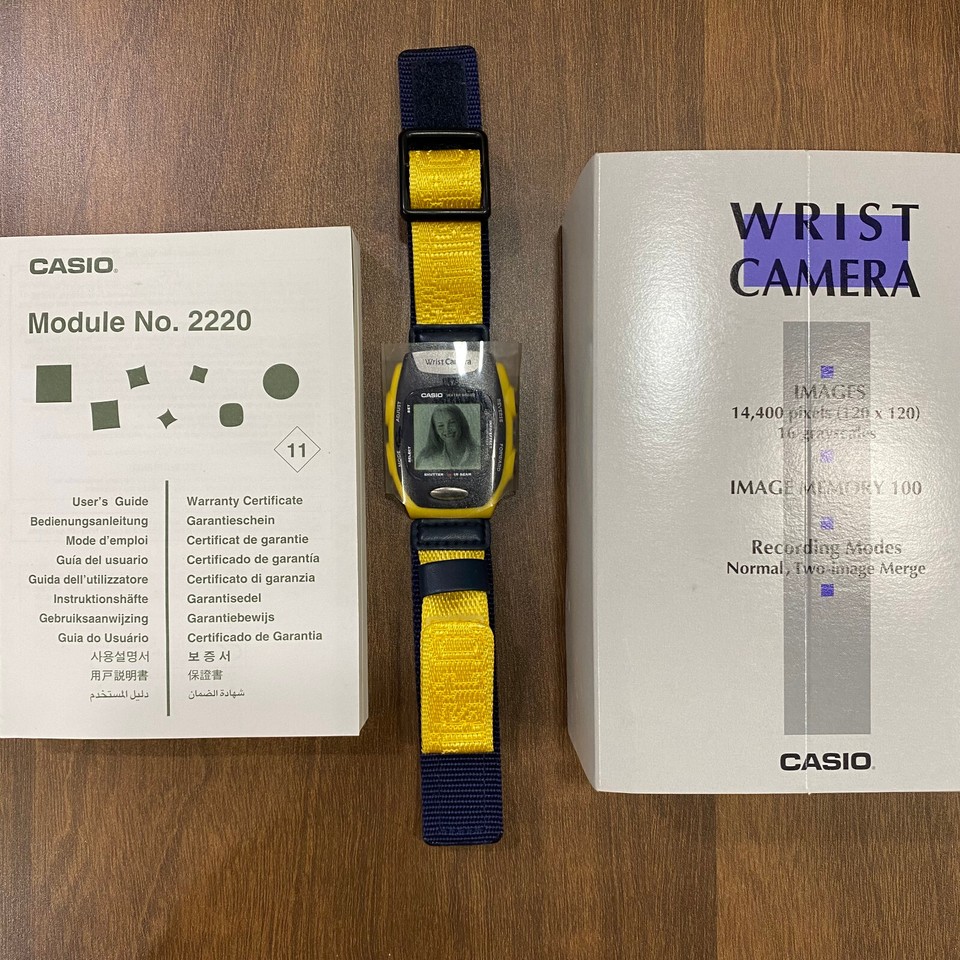 CASIO WQV-2B-9 Wrist Camera Digital Watch Rare Vintage New In Box NOS ...