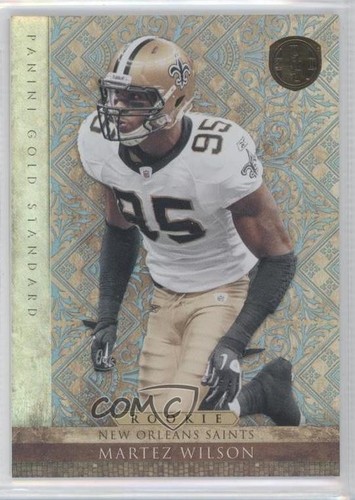2011 Panini Gold Standard Platinum Gold /25 Martez Wilson #211 Rookie ...