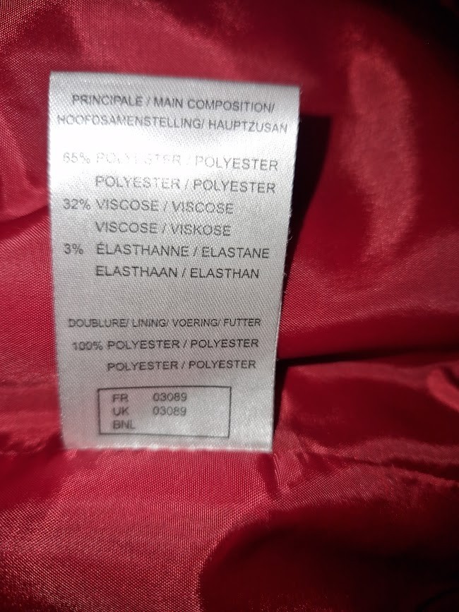 Damart Bright Red Jacket Lined Size 14 | eBay UK