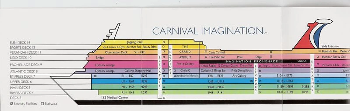Princess Cruise Deck Plans